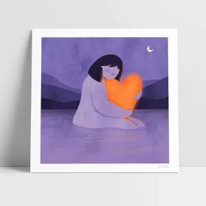 LAMINA LAGO - LUCIA ANTRU. Láminas, craft book y originales. Librería ...